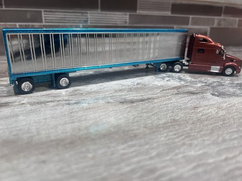 Tonkin PETERBILT 587 (brown) w/ Chrome Reefer Trailer 1:87 Scale | eBay