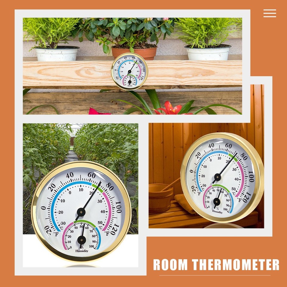 4pcs Indoor Outdoor Thermometer Weather Thermometer Hygrometer ...