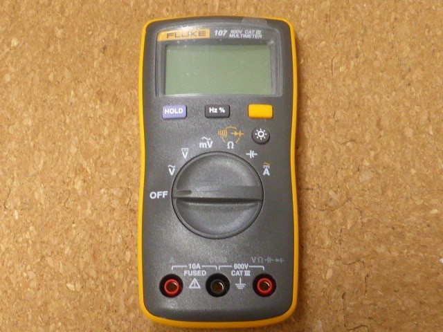FLUKE Handheld Digital Multimeter 107 AC/DC Current By Fluke 107 ...
