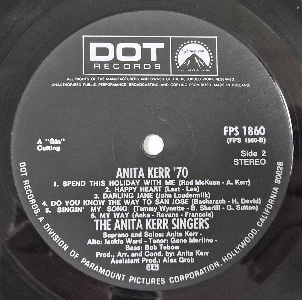 Anita Kerr Singers – Anita Kerr ’70 – 12" Vinyl LP – 1970 – NM | eBay