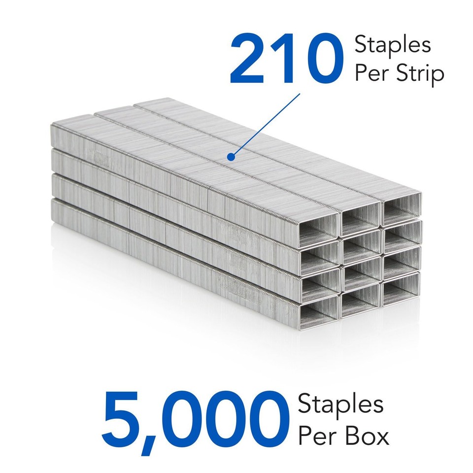 Staples Standard Staplers for Desktop Staplers, 1/4" Length, 210/Strip ...