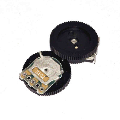20pcs B102 1K ohm 16*2mm Gear Pulley Wheel Audio Potentiometer | eBay