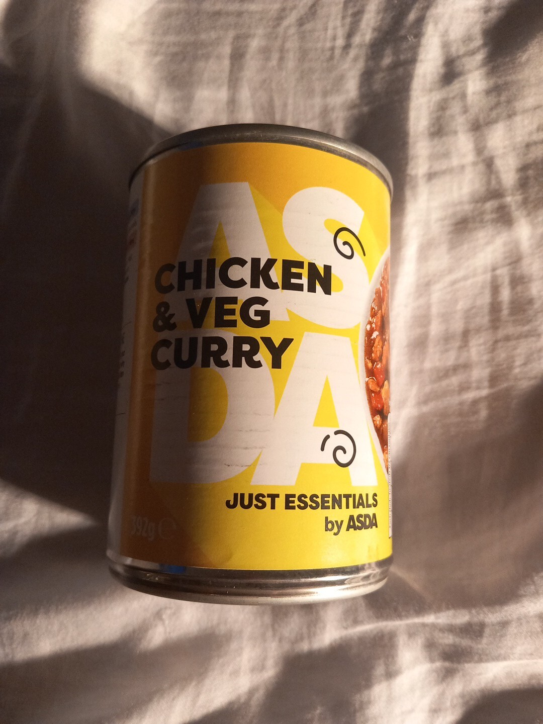 ASDA Mild Chicken and Veg Curry - 3 tins x 392g=1176g. . FREE P&P ...
