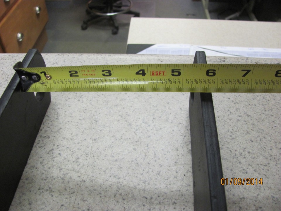 ROTARY CUTTER WHEEL FORK, BUSH HOG WHEEL FORK 1-1/4" POST W/ A 3/4 ...