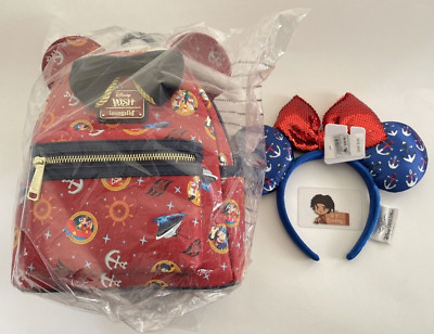 Disney Cruise Line DCL Disney WISH Loungefly Mini Backpack and Ears NWT ...