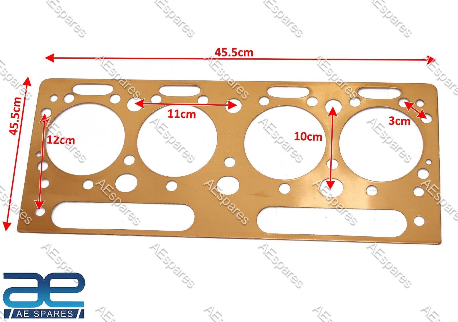 Cylinder Head Gasket For Perkins P4 Engine Nuffield DM3-DM4 Tractors ...