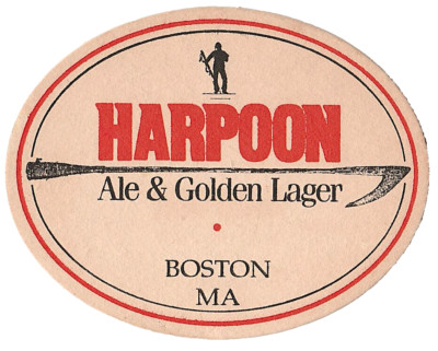 Harpoon Brewery Ale & Golden Lager Beer Coaster Boston MA | eBay
