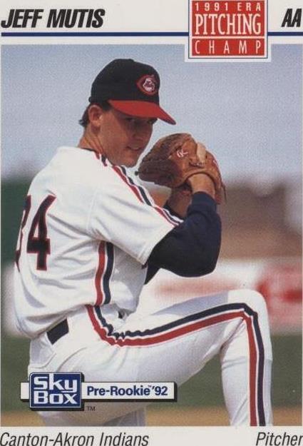 1992 SkyBox Pre-Rookie - AA Packs Jeff Mutis #296 (RC) for sale online ...