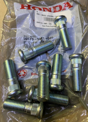Honda OEM Wheel Bolt Rocknel fastener x8 CB1000 SXS1000 SXS700 VFR ...