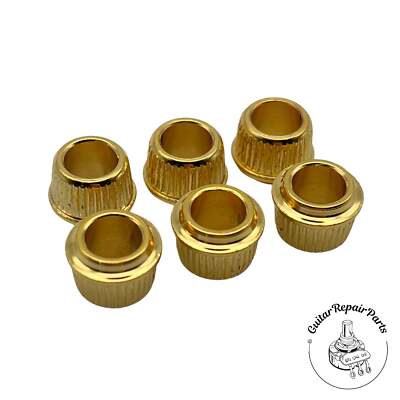 Allparts Screw-in To Press-in Tuner Adapter Bushings, 1/4" Post (6 pcs ...