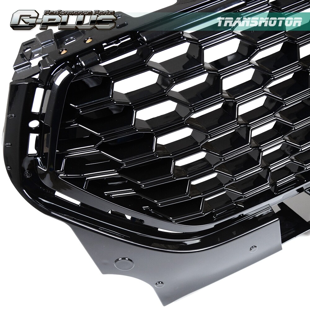 Fit For 17-2018 Ford Escape Kuga Front Grill Honeycomb Grille Gloss ...