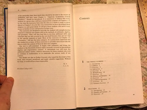 William Forman 1972 Elements of Arithmetic Algebra Geometry * Math ...