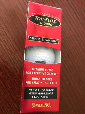 Top Flite XL 2000 Super Titanium Spalding Golf Balls NEW | eBay