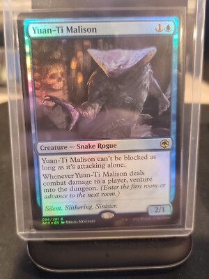 Yuan-Ti Malison Foil (086) Adventures in the Forgotten Realms AFR MTG ...