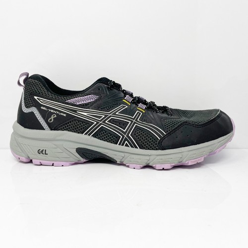 Asics Womens Gel Venture 8 1012A706 Black Running Shoes Sneakers Size 9 ...