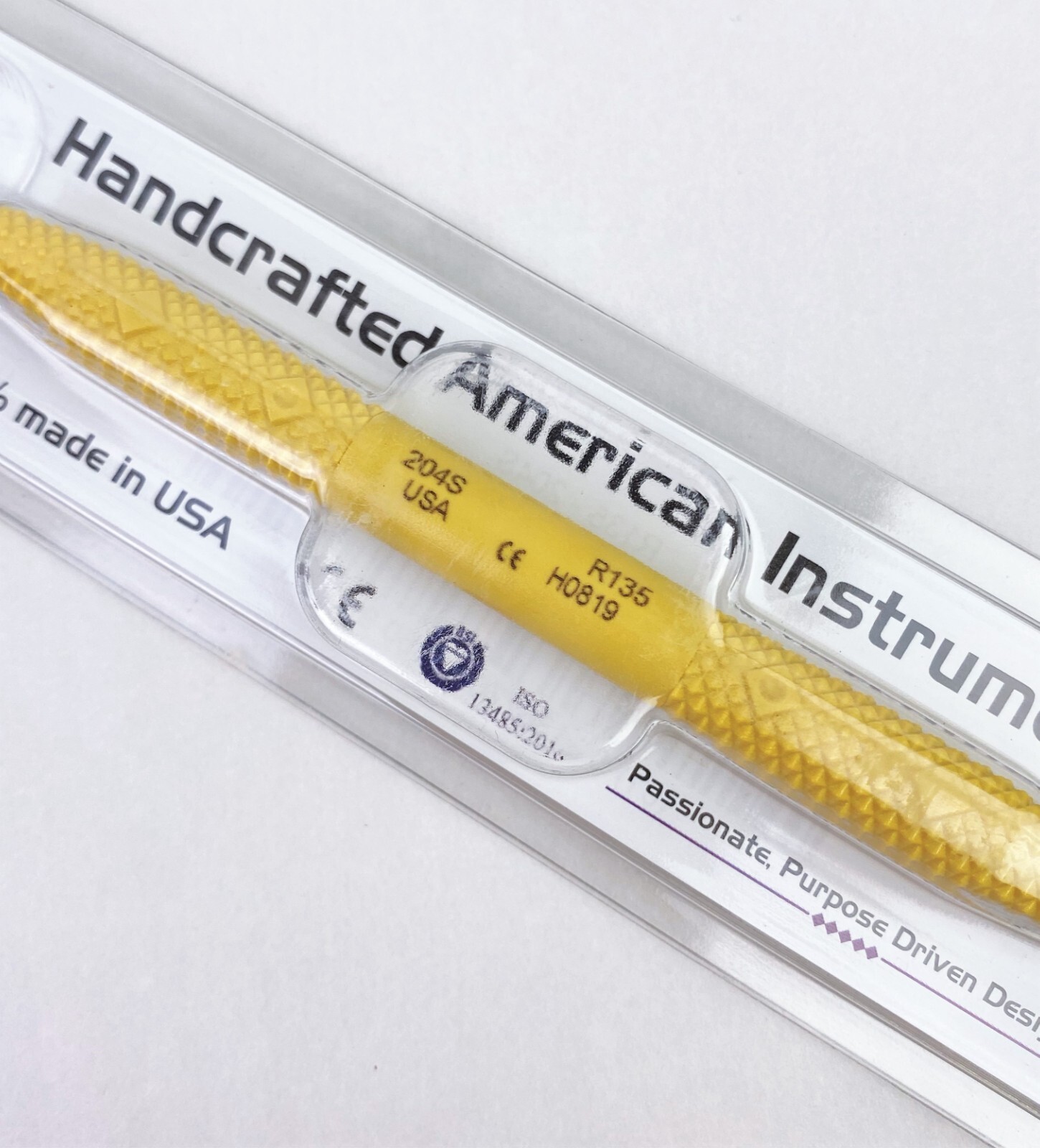 PDT R135 204S Dental Double End Sickle Scaler Yellow Rigid Handle | eBay