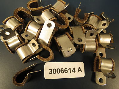 Stainless Hi-Temp Loop 3006614A Clamps for 5/16" 3/8" or 7/16" Lines ...