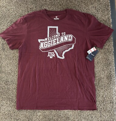 Texas A&M Aggies Fanatics Welcome To Aggieland Shirt Size XL | eBay