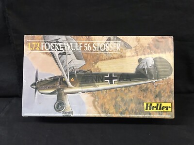 Heller 1:72 Focke Wulf 56 Stosser WW2 German Airplane Model Airplane ...
