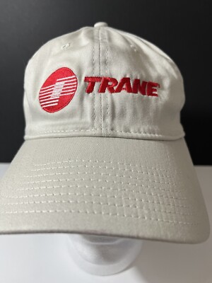 TRANE Heating HVAC Tan Embroidered Fitted Baseball Cap- Med/Lg | eBay