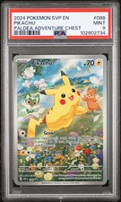 2024 POKEMON SVP EN-SV BLACK STAR PROMO PALDEA ADVENTURE CHEST PIKACHU ...