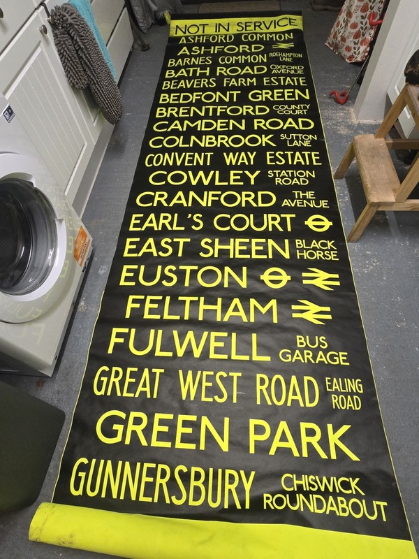 Destination Blinds, Bus & Coach, Transportation Collectables ...