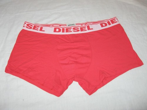 BNW0T DIESEL Fresh & Bright Stretch Cotton Boxer Trunks Red Large 34 ...