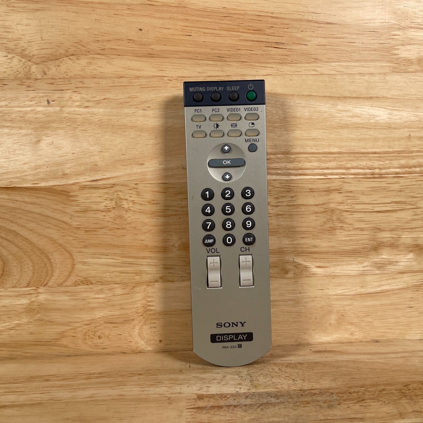 Sony RM-333 Display Gray Handheld Wireless Remote Control For Sony MFM ...