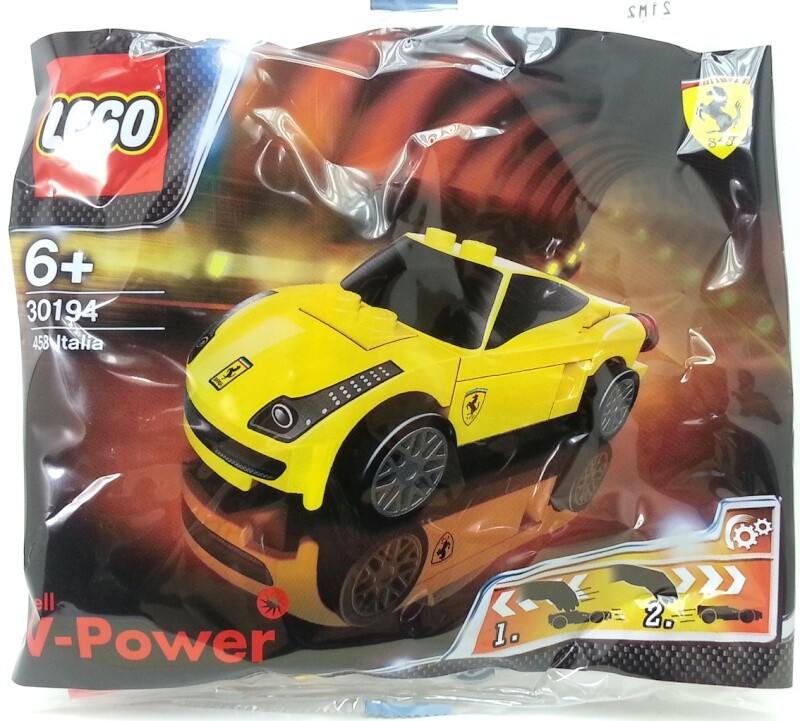 LEGO Shell V-Power Ferrari Polybags Set of 7 (30190 to 30196) Car Speed ...