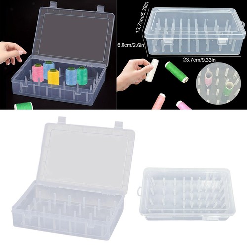 Thread Spool Holder, Organizer, Sewing Storage Box, Embroidery Thread ...