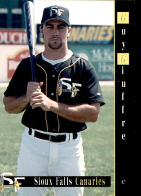 1997 Sioux Falls Canaries Grandstand #14 Guy Giuffre San Jose ...