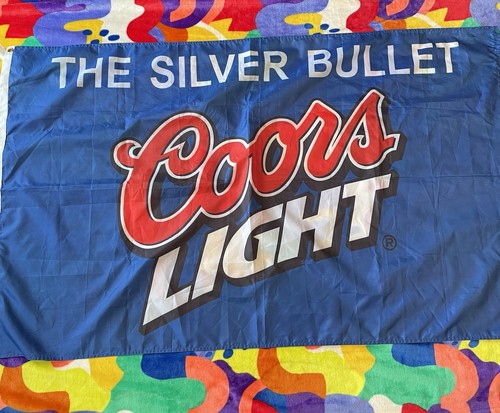 Vintage Coors Light Beer Banner Flag Tapestry - 58”x34” Art Dad Man ...