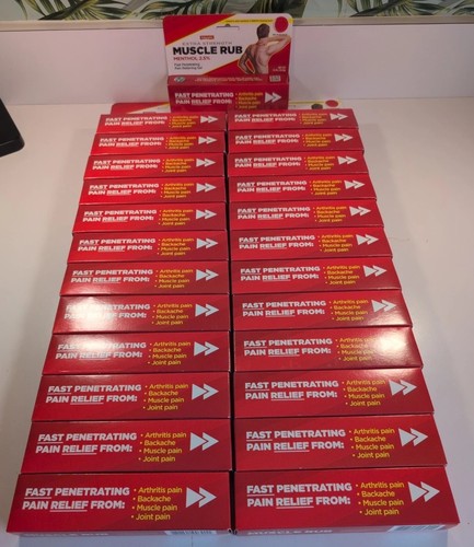 25 Pkg Natureplex Muscle Rub Menthol 2.5% Arthritis Pain Relieving Gel ...