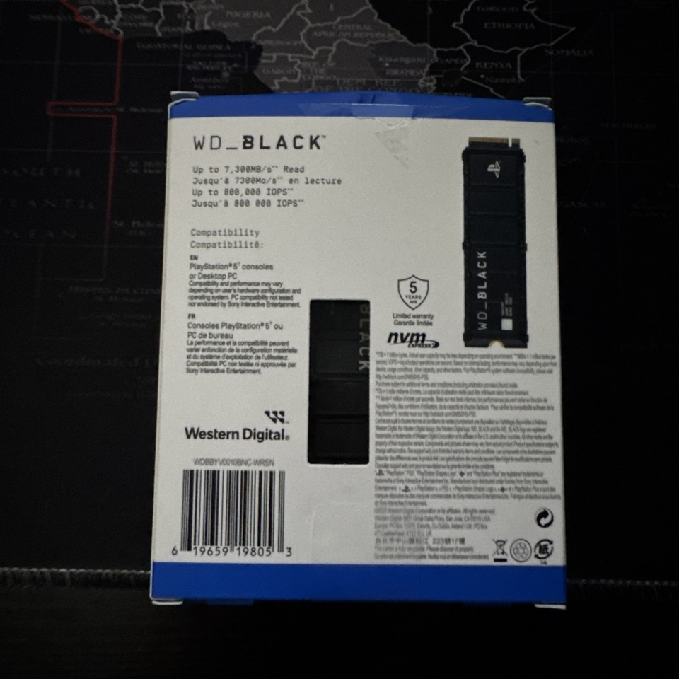 WD_BLACK SN850P 8TB M.2 NVMe Internal SSD in (1TB Packaging, read ...