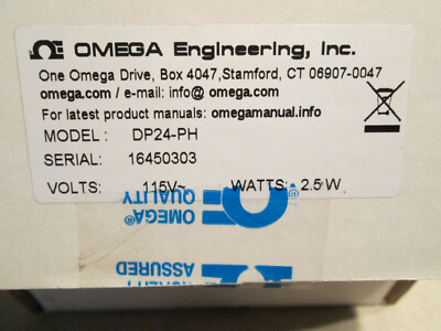 OMEGA ENGINEERING DP24-PH/ DP24PH (NEW IN BOX) **NEW** | eBay