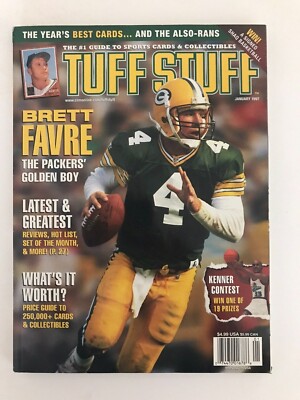 Tuff Stuff Magazine (Jan, 1997); Brett Favre cover; no label; NM | eBay