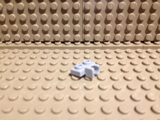 Lego 4 x Platte 1x2 mit Kugelhalterung neu-hellgrau *Neu* #14704 ...