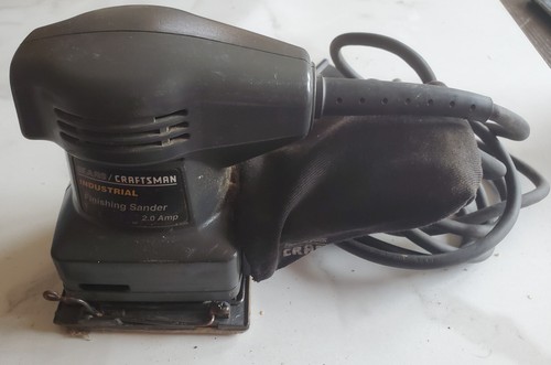 Sears/Craftsman 1/4 Sheet Sander Corded Electric 2.0 Amp 14,000 Opm ...
