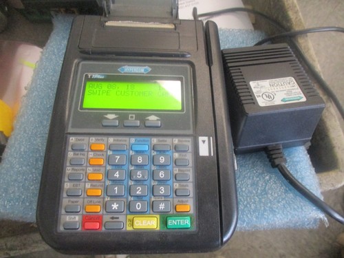 Hypercom :T7Plus Crédit Carte Terminal avec Ac Adaptateur. P/N:010218-006 Zw