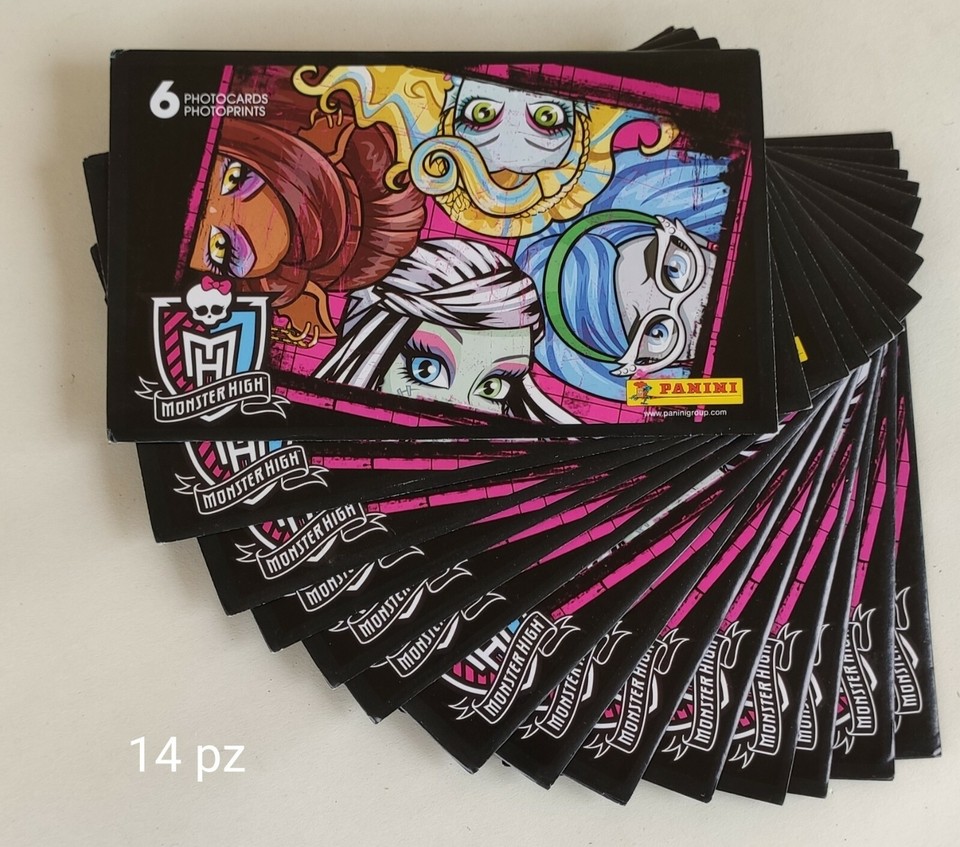 14 X MONSTER HIGH PANINI Photo Cards To Collect New Packs Photocards ...