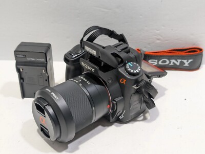 Sony Alpha A300 Digital DSLR Camera 10.2MP w f3.5-5.6 18-70mm AF Lens w ...