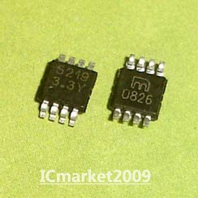 50 PCS MIC5219-3.3BMM MSOP-8 MIC5219 5219 3.3Y 500mA-Peak Output LDO ...