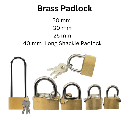 Brass Padlock Small Durable Lightweight For Suitcase Gym Locker Cabinet ...