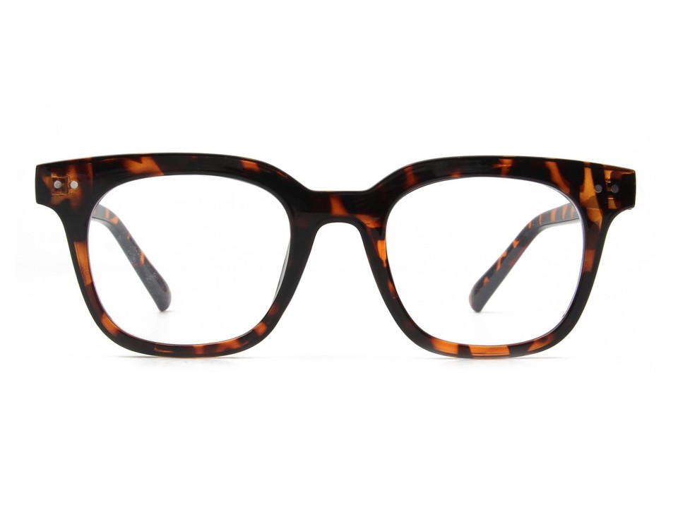 Classic Horn Rimmed Blue Light Blocker Glasses Unisex Fashion Frame ...
