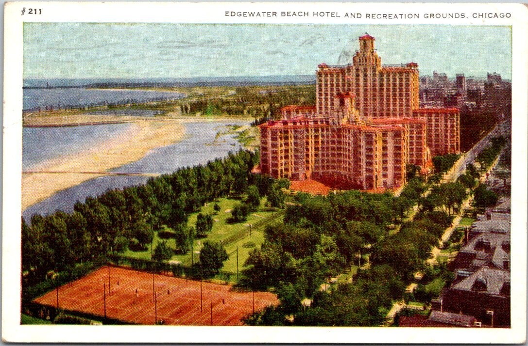Chicago Edgewater Beach Hotel Photo Gallery Two Nearly Identical