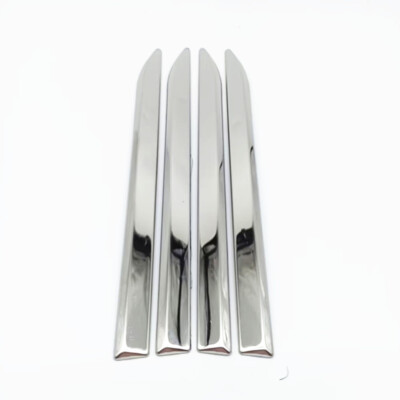 4Pcs Stainless Steel Front Side Fender Cover Chrome Fit For Car Door ...