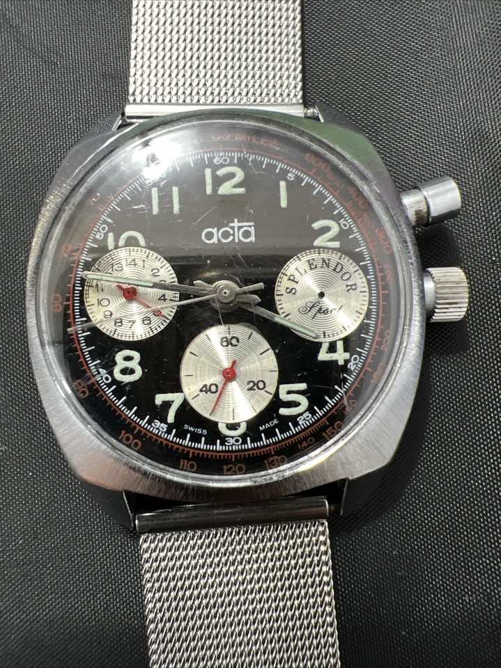 ACTA SWISS CHRONOGRAPH WATCH Mechanical Winding | eBay