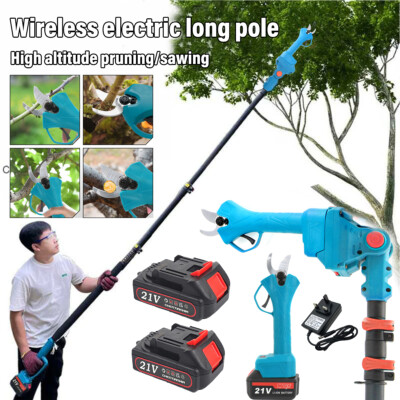 Telescopic Branch Cutter Pruning Trimmer Long Reach Tree Pruner Pole ...