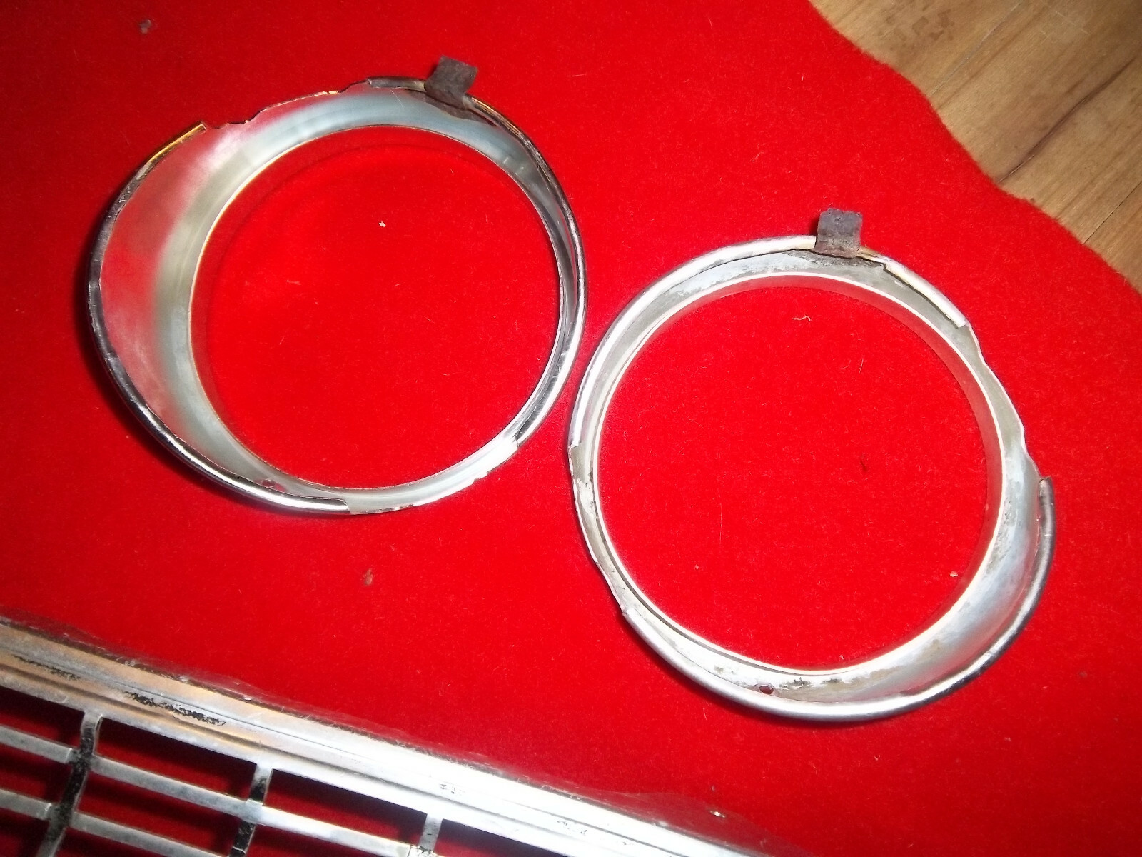 68 Torino Grille Fairlane Ranchero Grille Headlight Bezels FORD OEM ...