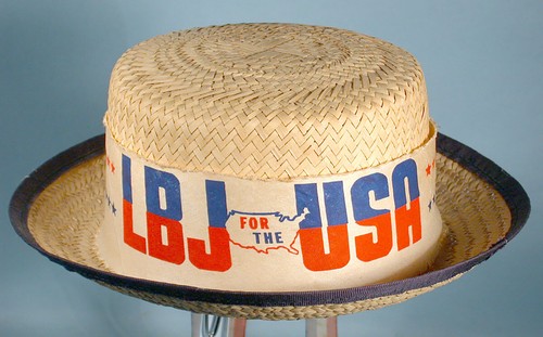 1964 LBJ For The USA Lyndon B. Johnson Presidential Campaign Hat ...